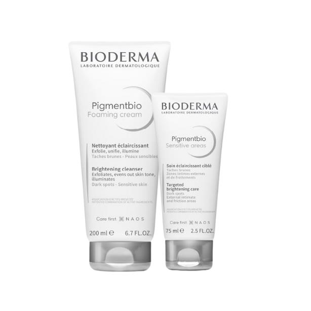Bioderma Pigmentbio Foaming Cream 200 ml + Pigmentbio Sensitive Areas 75 ml