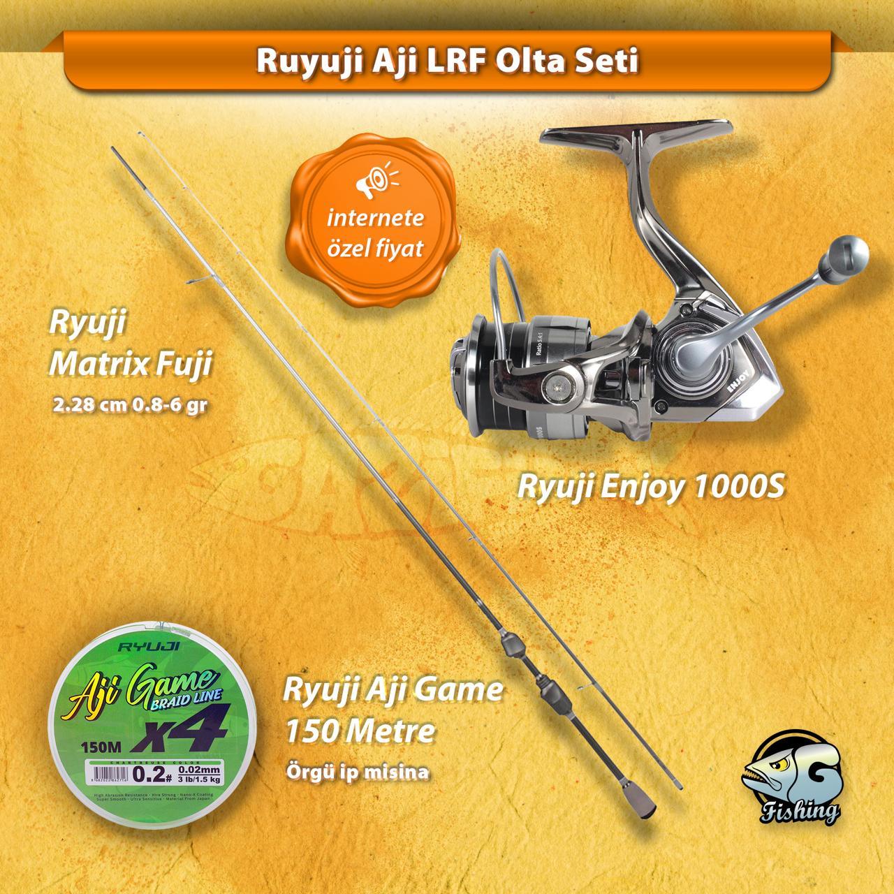 Ryuji Matrix + Ryuji Enjoy 1000 S Aji LRF Olta Seti