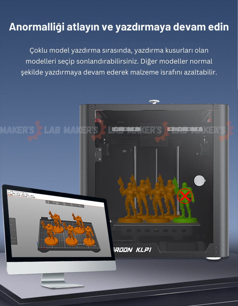 Kingroon KLP1 230 CoreXY 3D Yazıcı