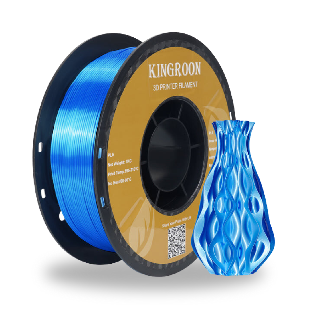 Kingroon Pla Silk Mavi Filament - 1.75mm - 1kg