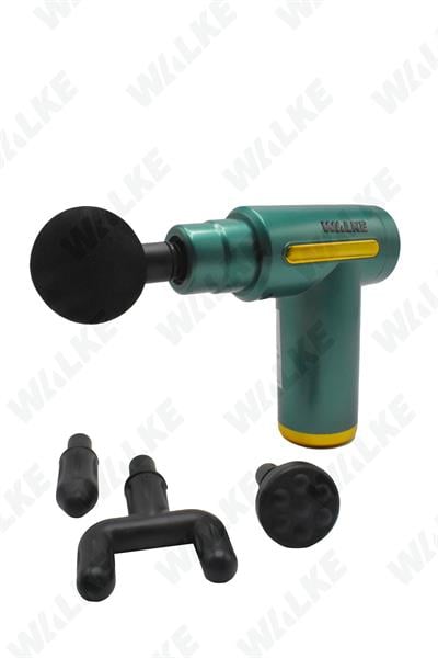 Masaj Tabancası Sporcu Masaj Aleti 4 Başlıklı Şarjlı Titreşimli Sporcu Masaj Tabancası