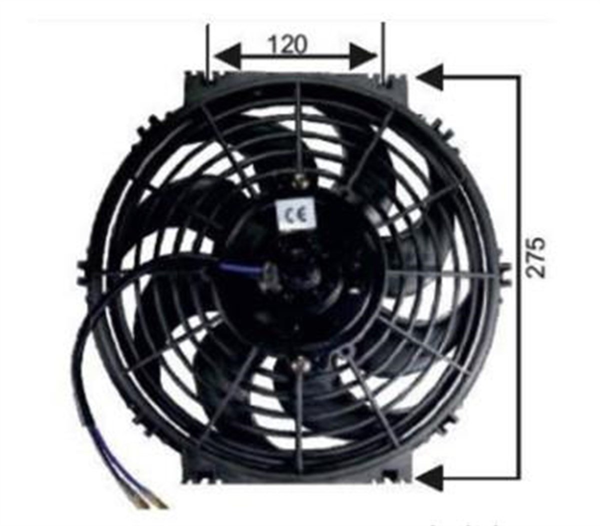 Fan Motoru 12V Üniversal Pervaneli 10İnç Ters | Ith Fm1108h ...