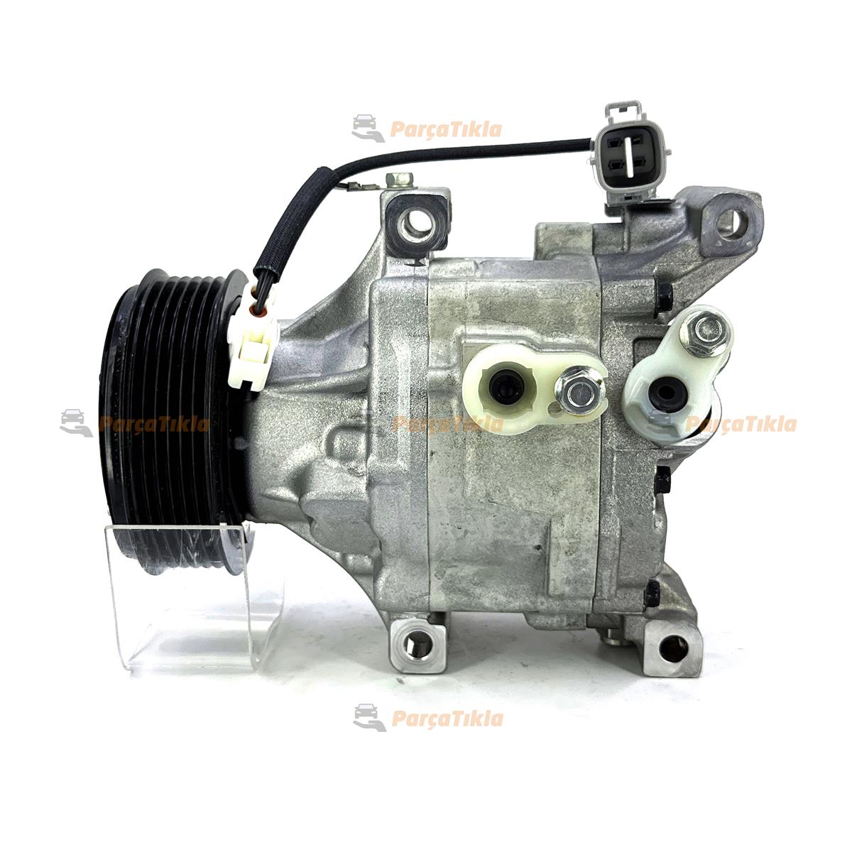 Klima Kompresörü 6Pk Toyota Corolla Avensis (Soket Sökülünce Olur Doblo 1,3 Multıjet Punto Albea ...