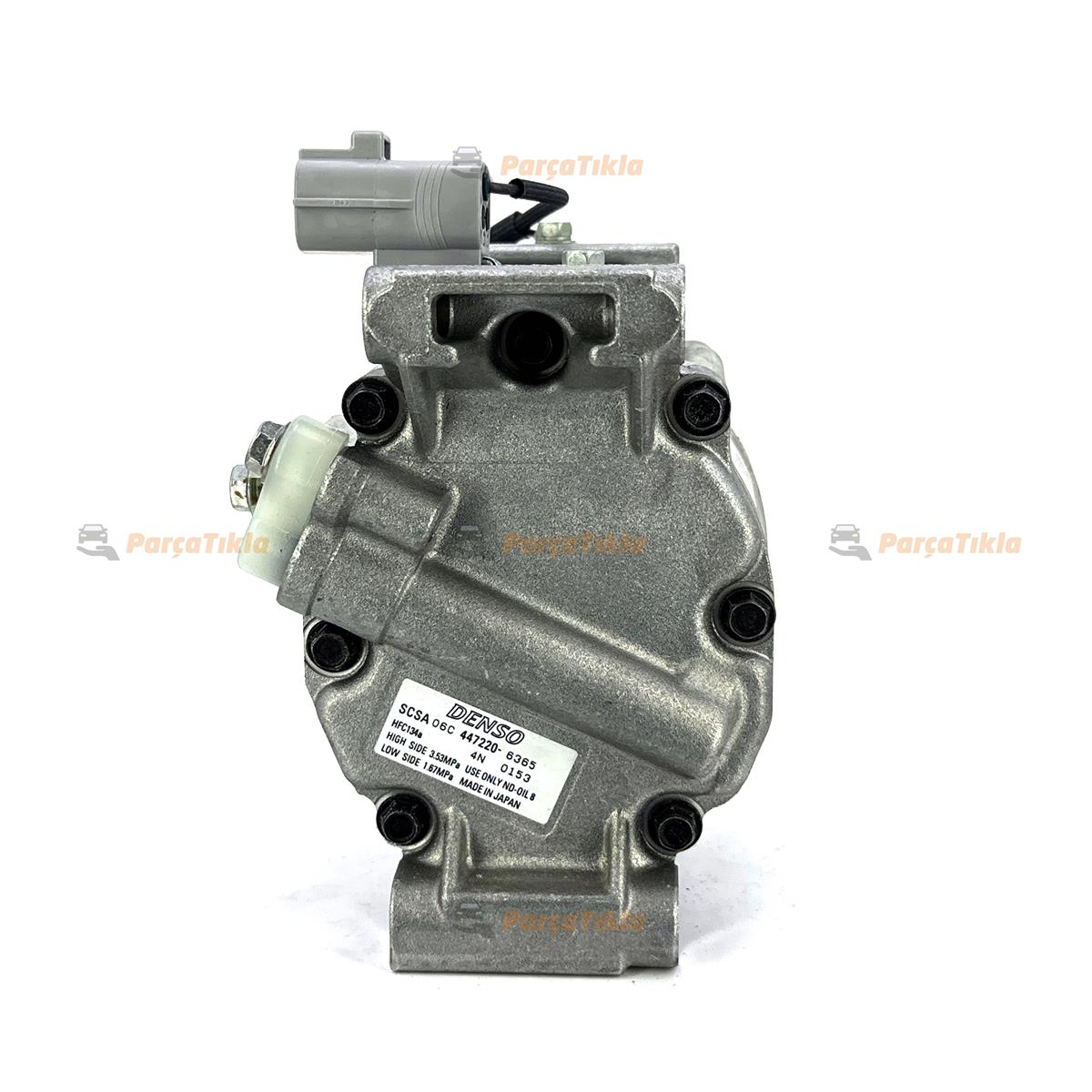 Klima Kompresörü 6Pk Toyota Corolla Avensis (Soket Sökülünce Olur Doblo 1,3 Multıjet Punto Albea ...