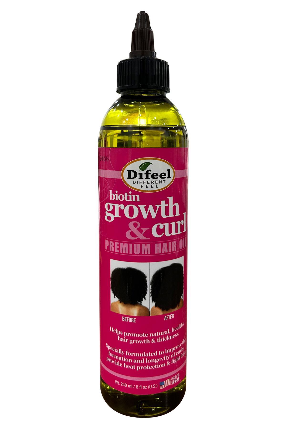 Difeel Biotin Growth & Curl Saç Yağı 240ML - 3ka.com.tr