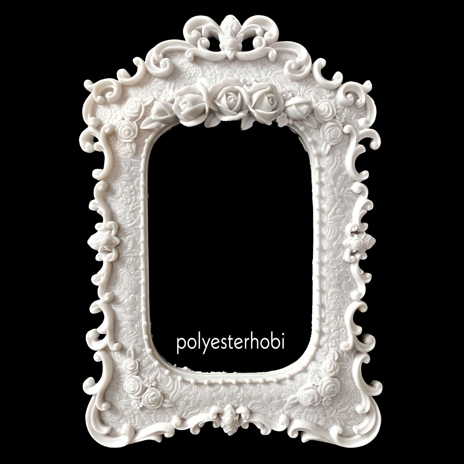 Ce 274 - Adel Çerçeve Ham Polyester Duvar Dekor 2 | Polyester Hobi