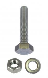 Altı Köşe Başlı Civata SS304 M8X50 Somun, Pul, 1'Li