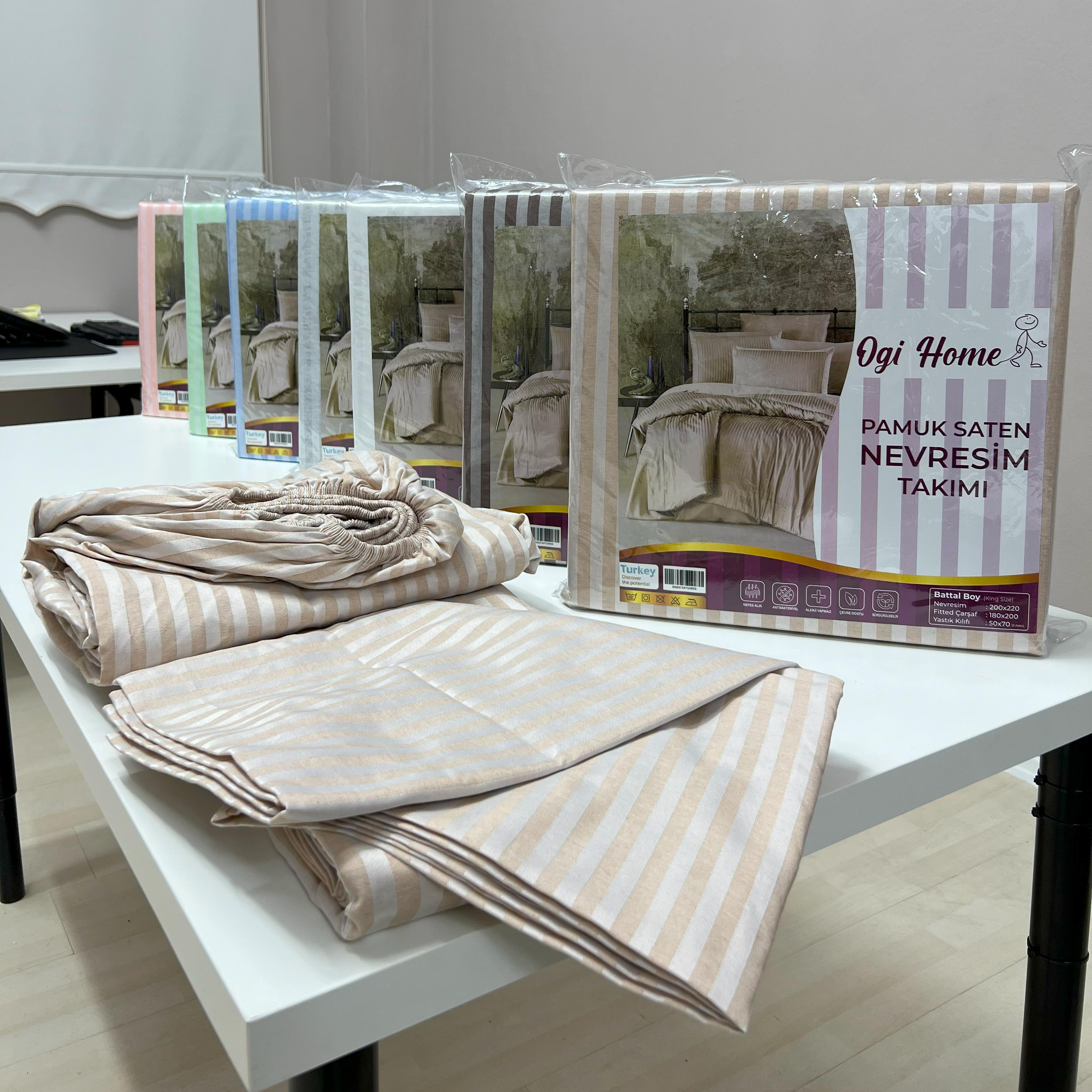 Pamuk Saten Nevresim Takımı