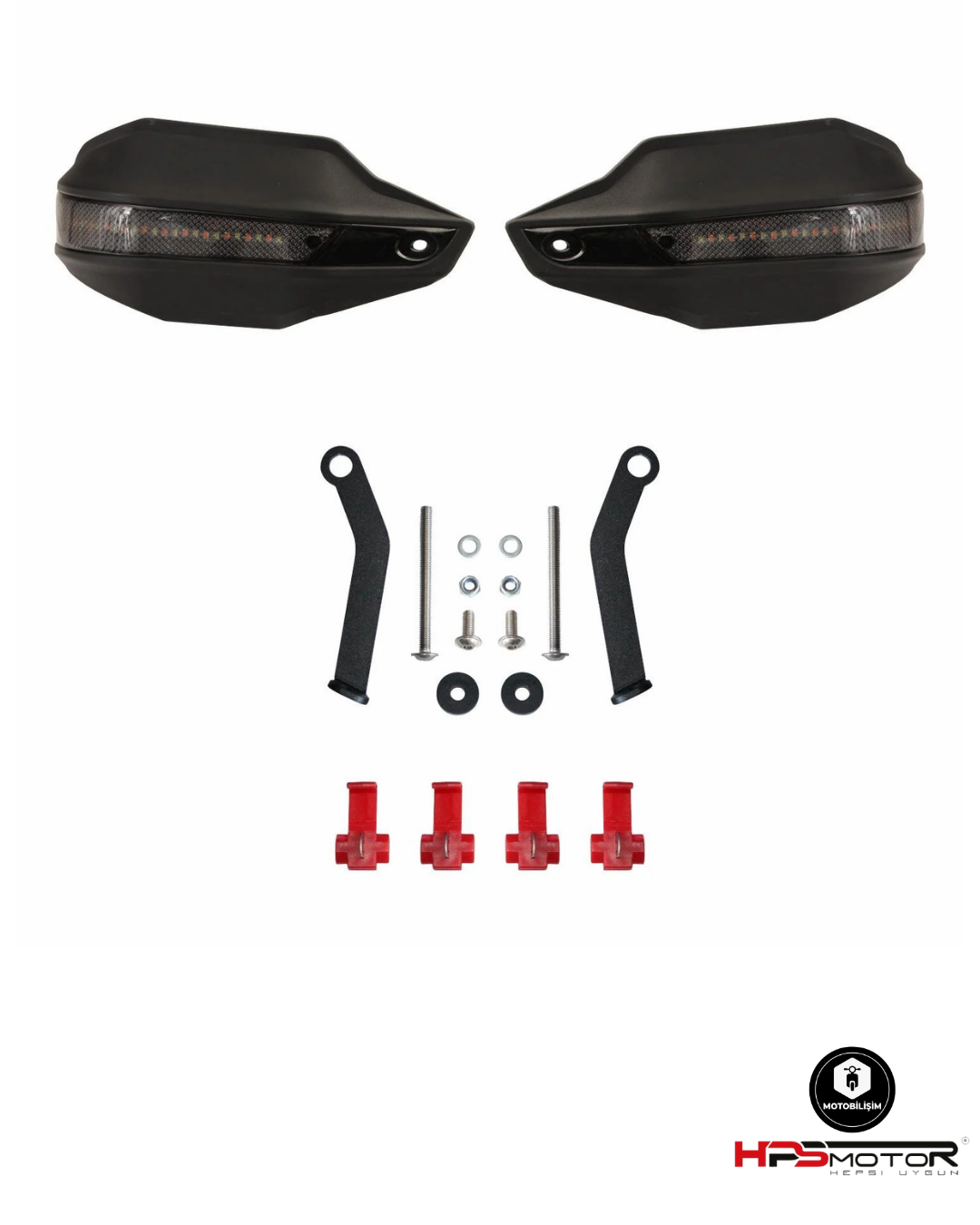 GP Kompozit Bajaj Dominar 250 / 400 2017-2024 Uyumlu Led Sinyalli Elcik ...