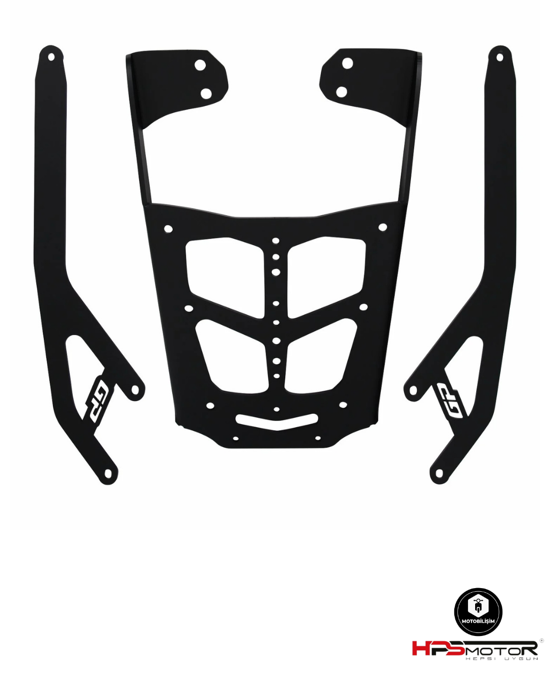 GP Kompozit Bajaj Dominar 250 / 400 2017-2024 Uyumlu Arka Çanta Demiri ...