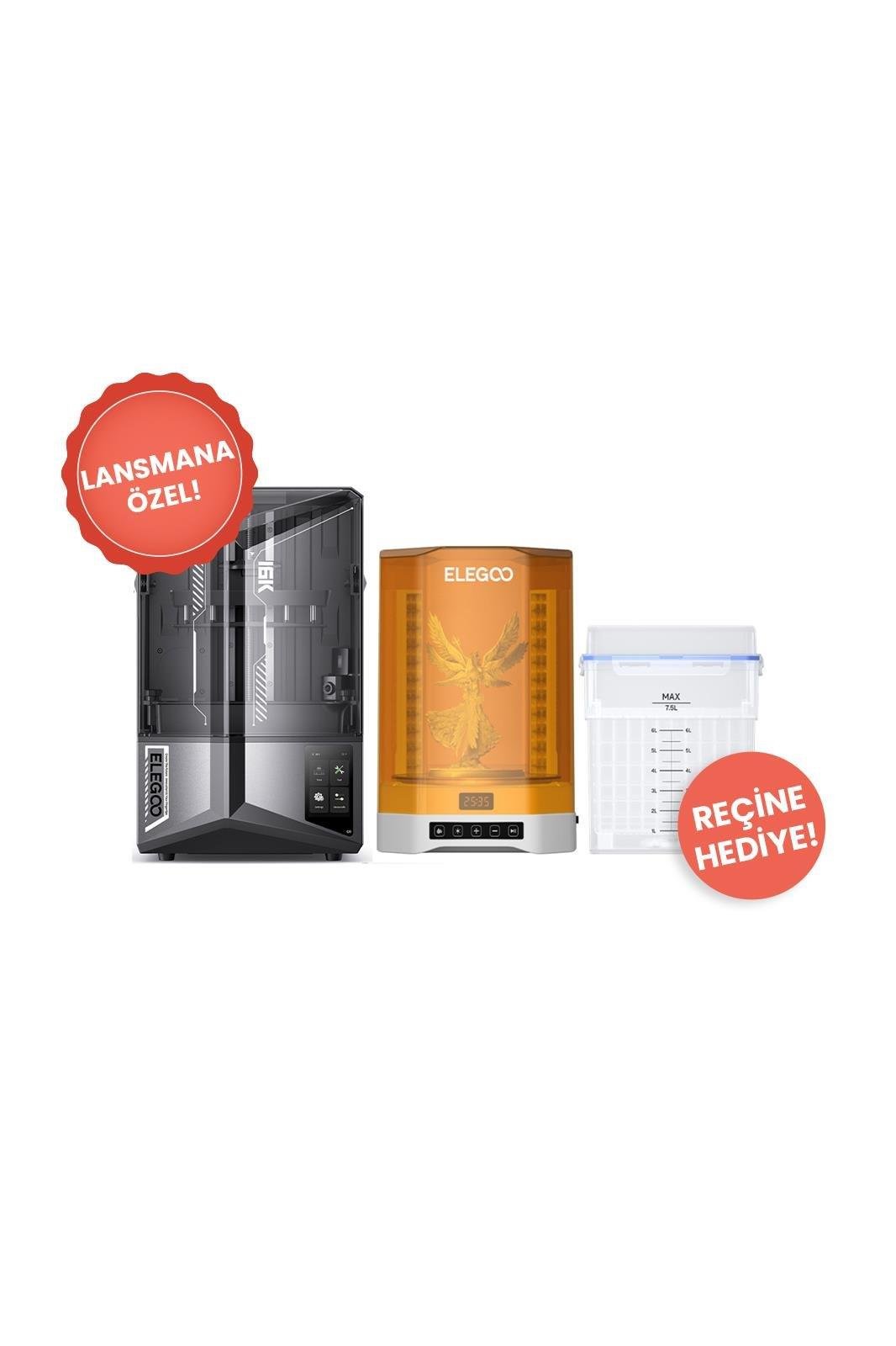 ELEGOO Saturn 4 Ultra 16K Bundle (Lansman Paketi)