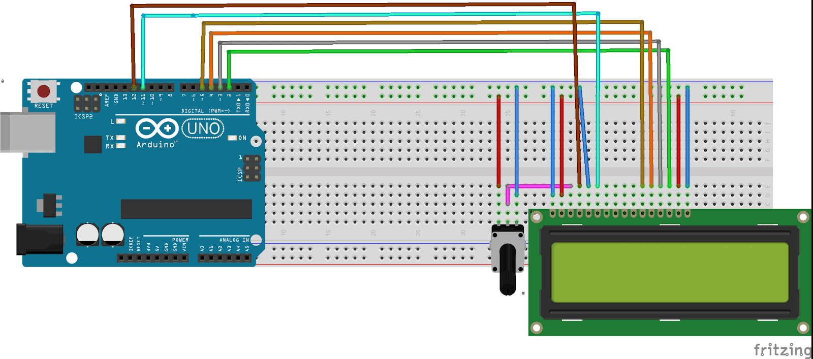 Arduino ile 16x2 LCD Ekran Kullanımı | Robocombo