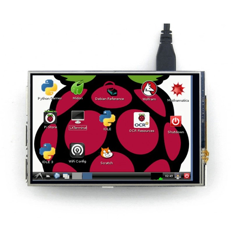 4 ' ' Raspberry Pi LCD Ekran - Raspbery Ekranlar - Waveshare