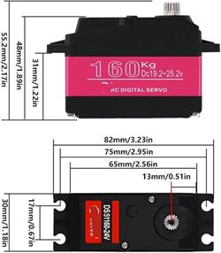 DSSERVO DS51160 24v 160kg Servo Motor - 180 Derece Modelleri ve Fiyatları