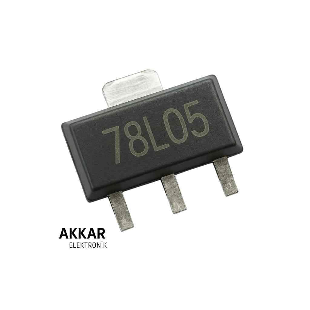 78L05 5V Voltaj Regülatör | SOT-89, 100mA