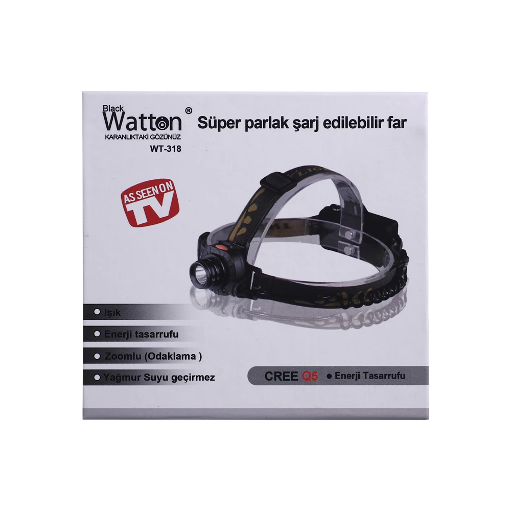 Sensörlü Şarjlı Kafa Lambası Wt-318 | Tahtakale Sepeti