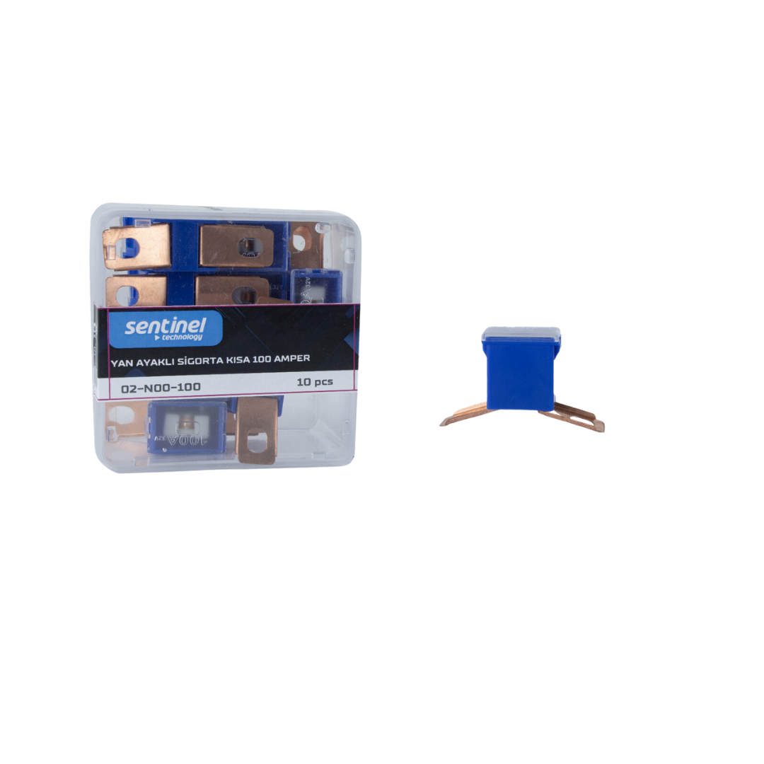 Yan Ayaklı Kısa Sigorta 100 Amper (Adet)