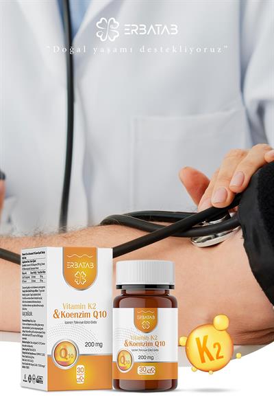 Erbatab Vitamin K2 ve Koenzim Q10 30 Kapsül