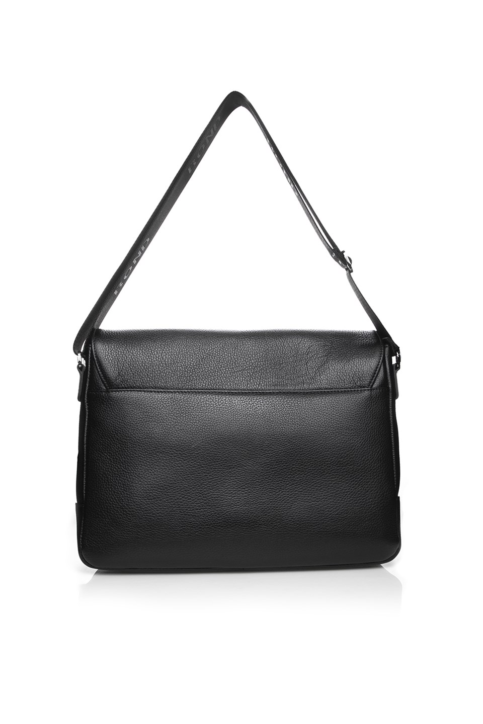 Mantii Men's Shoulder Bag Black Leather - İLVİ
