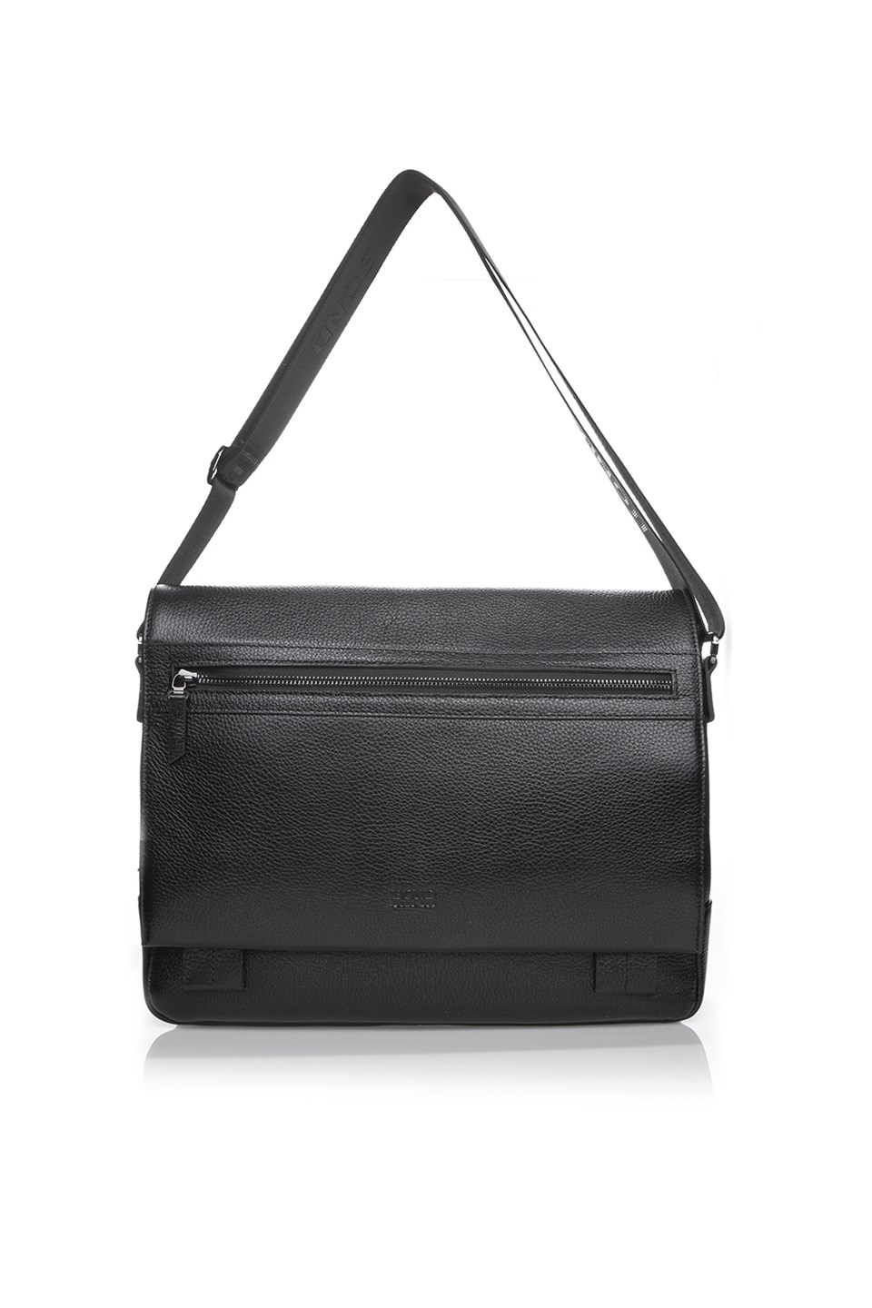 Mantii Men's Shoulder Bag Black Leather - İLVİ