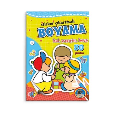 Sticker Çıkartmalı Boyama | Okularenkkat.com