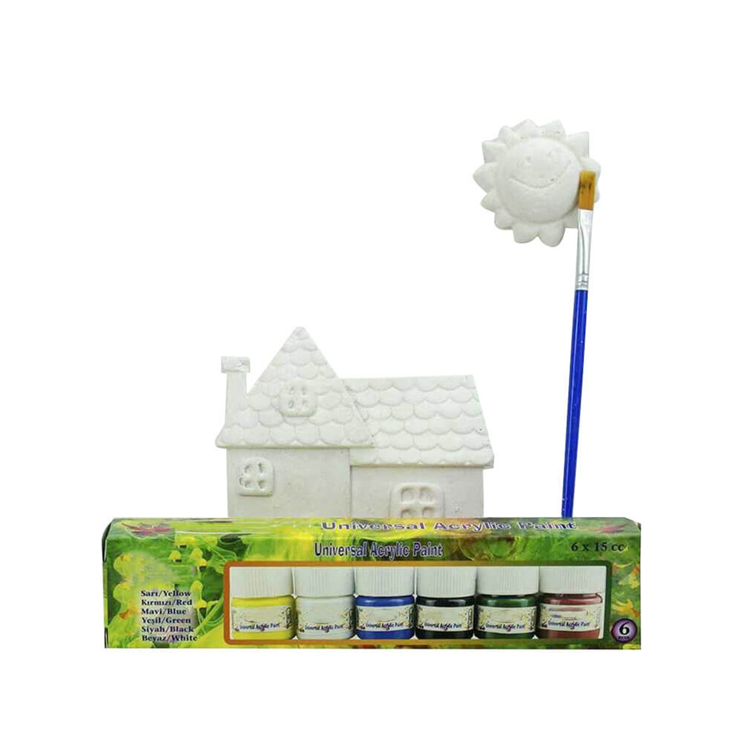 Seramik Boyama Seti 3D manzara | Okularenkkat.com