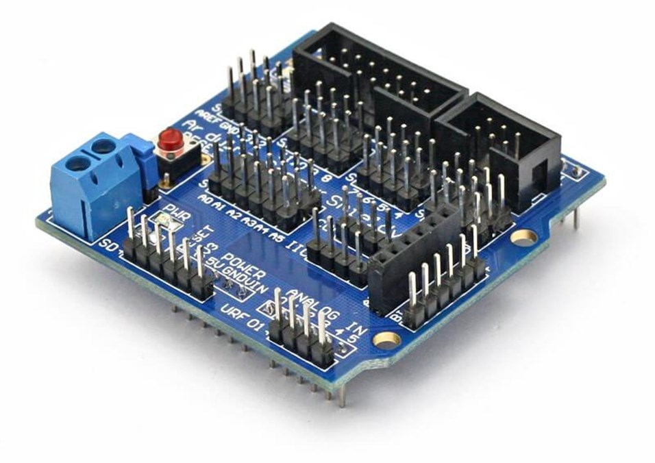 Arduino Uno IO Genişletme Sensör Shield V5.0 | Uygun Fiyat ve Aynı Gün Kargo | Robotizmo.net