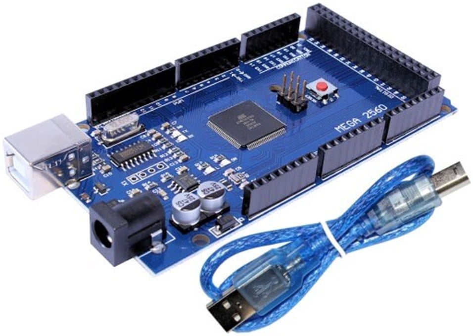 Arduino Mega 2560 R3 CH340 Klon USB Kablo Hediyeli | Uygun Fiyat ve ...