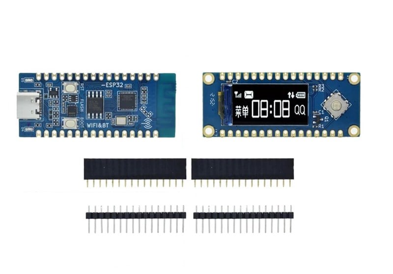 CORE ESP32 C3 + OLed Lcd Ekran 2.4G Anten Wifi & Bluetooth geliştirme ...