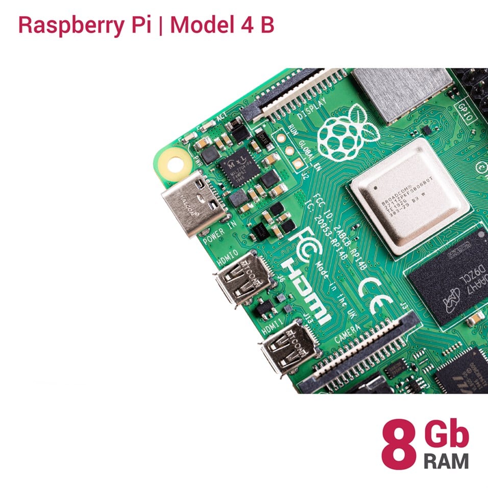 Raspberry Pi 4 8GB Model B Yeni Versiyon