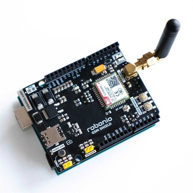 Robonio GSM Shield / Arduino GSM Shield (IMEI Kayıtlıdır) | Uygun Fiyat ve Aynı Gün Kargo ...