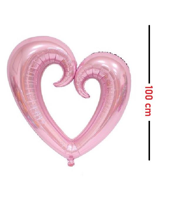 Kalp Balon 100 Cm Pembe Modelleri
