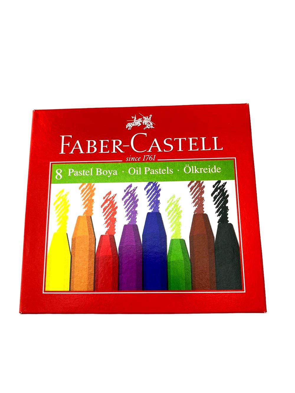 Faber Castel Pastel Boya 8 Renk Ucuz Kırtasiye Ürünleri