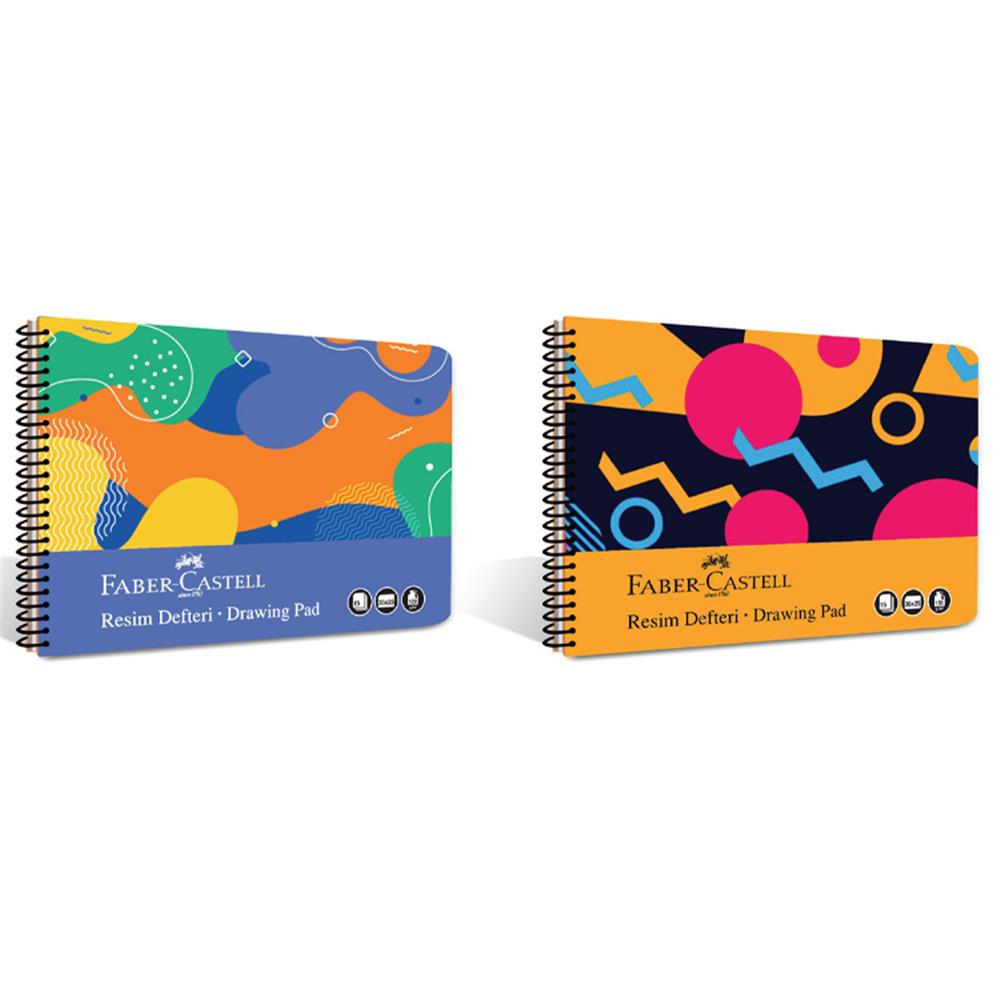 Faber Castell Karton Kapak Resim Defteri Ucuz Kırtasiye Ürünleri