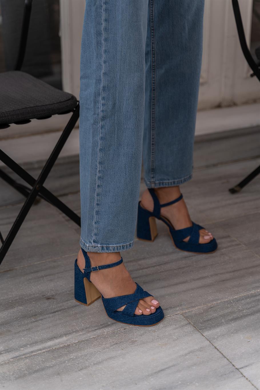 Buy Vasilis Denim Platform | Ece'nin Butiği