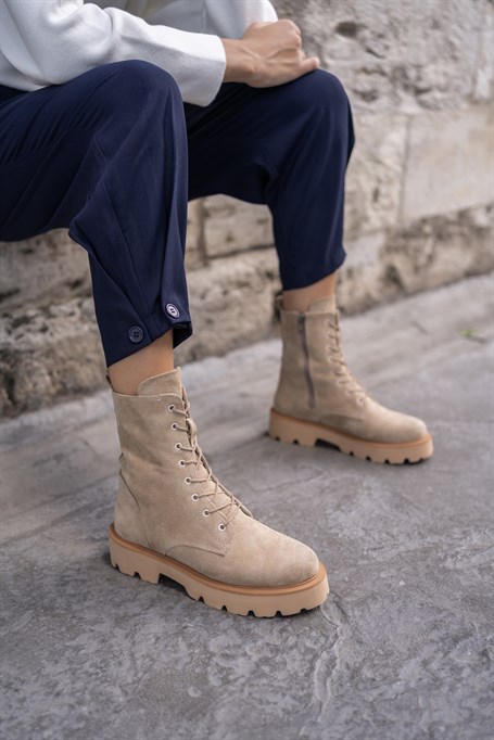 Denim Ten Süet Bot Satın Al | Ece'nin Butiği