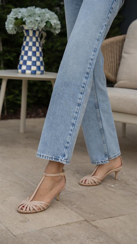 Fleta Ten Topuklu Ayakkabı