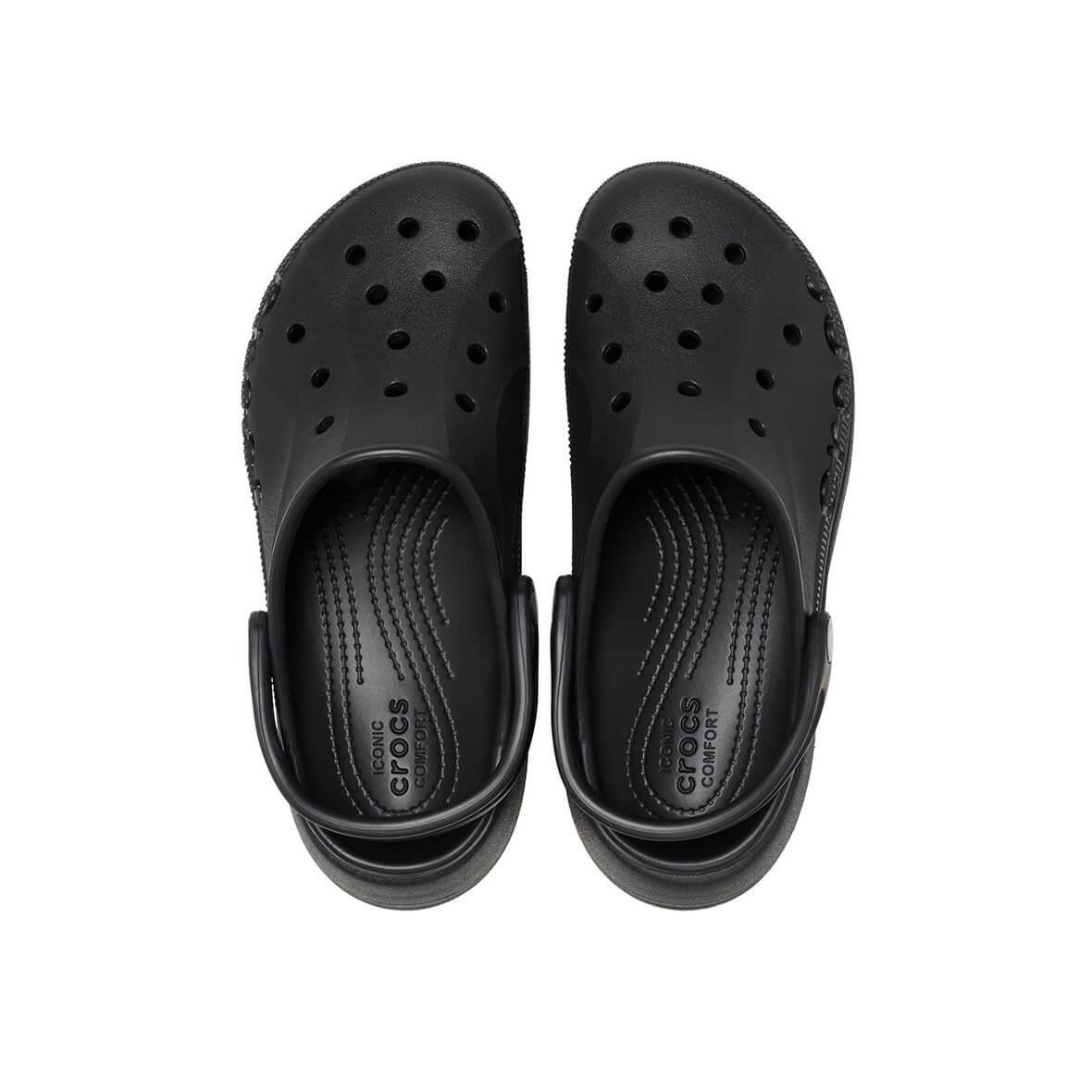 Crocs Baya Platform Clog Kadın Terlik - Siyah