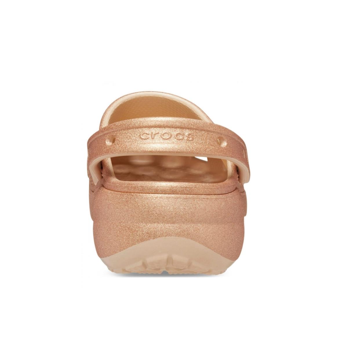 Crocs Classic Platform Glitter Clog W Kadın Terlik - Bakır