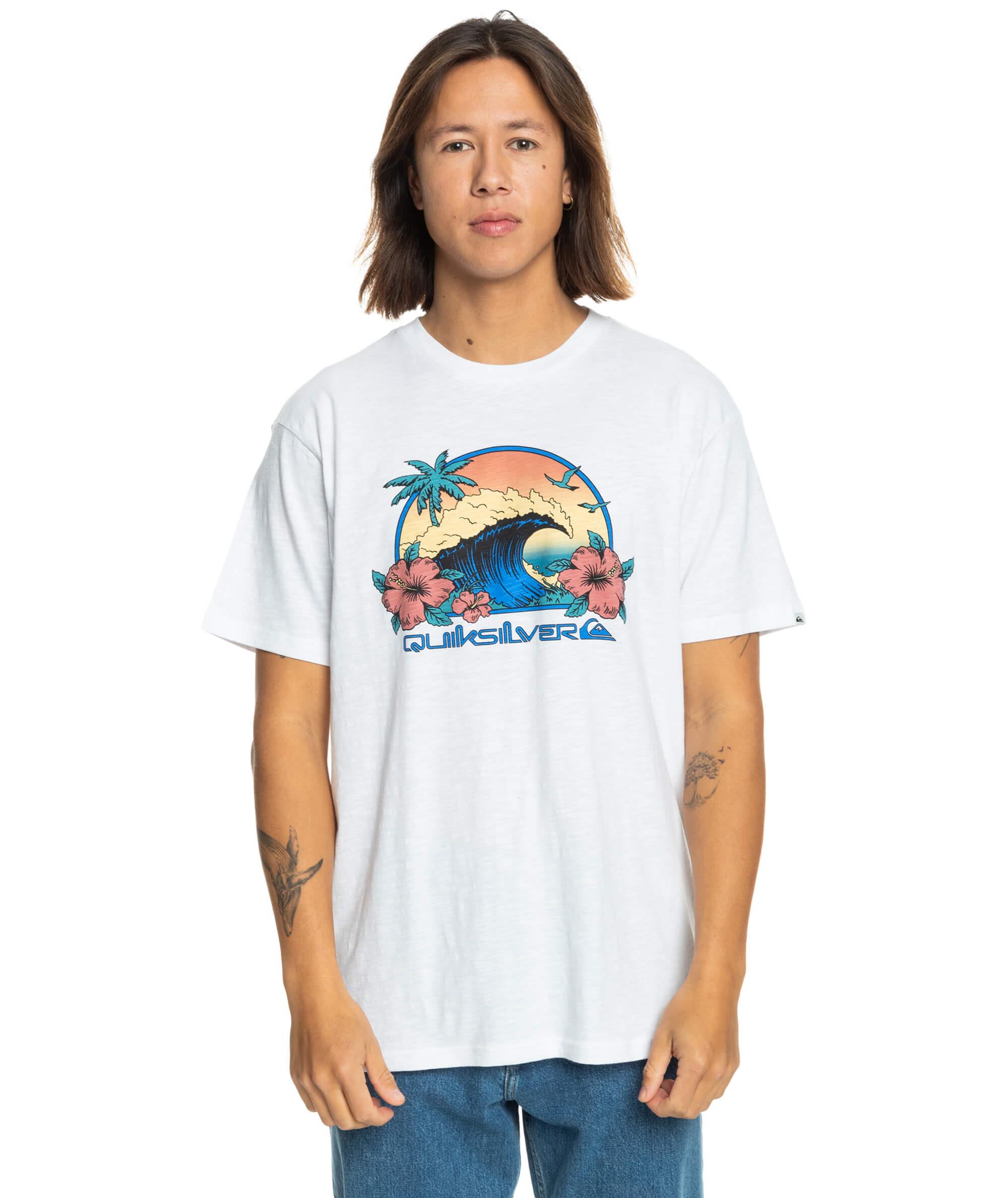 Quiksilver Riding Today SS Erkek T-Shirt - Beyaz
