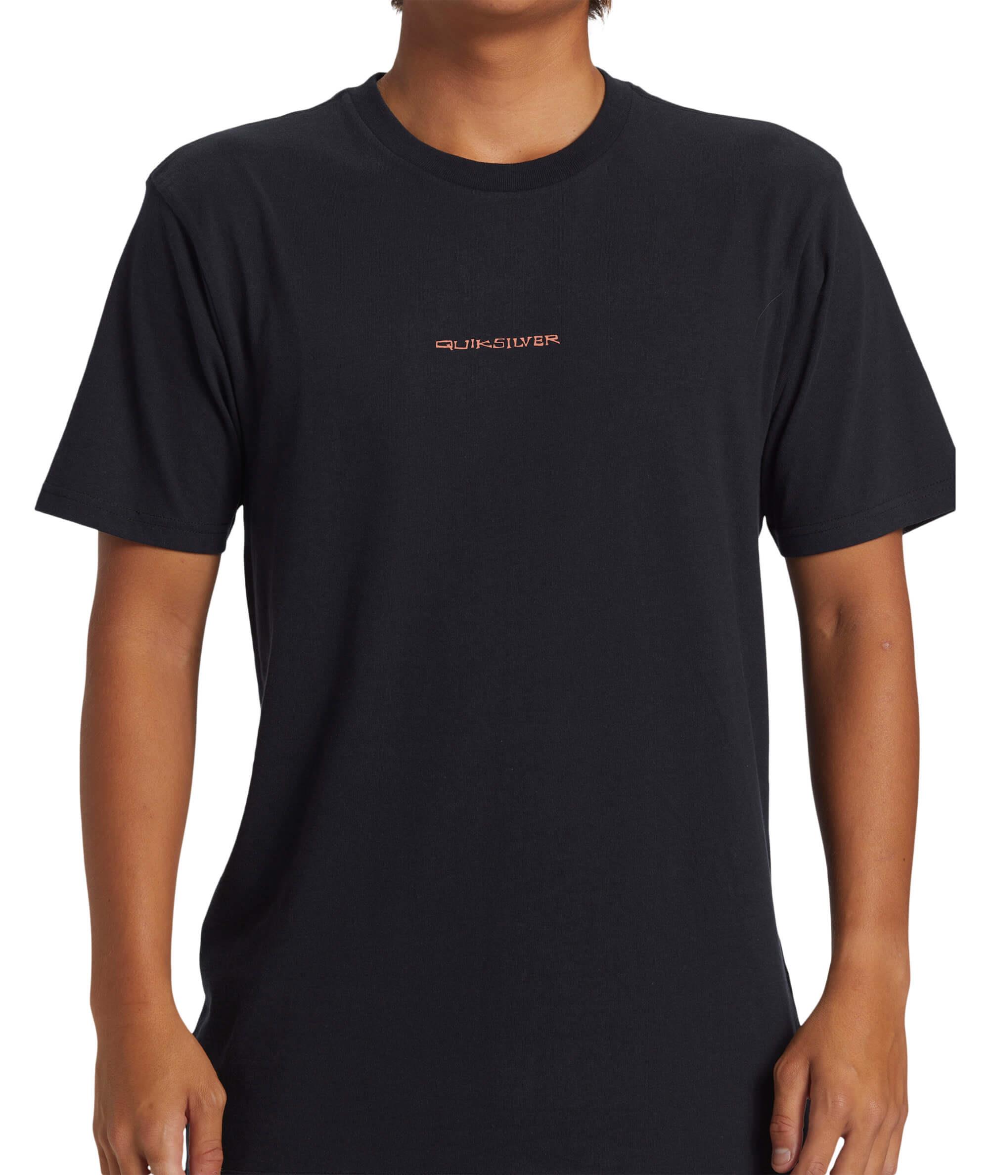 Quiksilver Surf Safari SS Erkek T-Shirt - Siyah