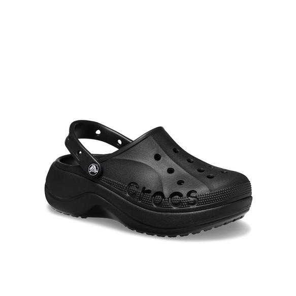 Crocs Baya Platform Clog Kadın Terlik - Siyah