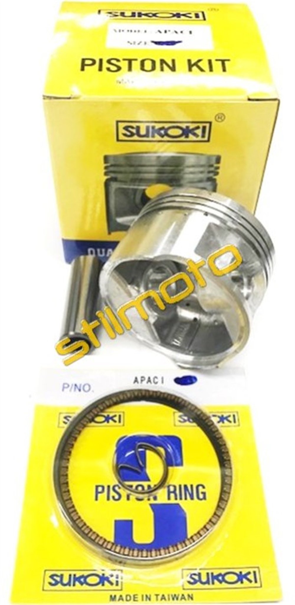 TVS APACHE 150 PİSTON SEKMAN [15P 57,75 + 0,75