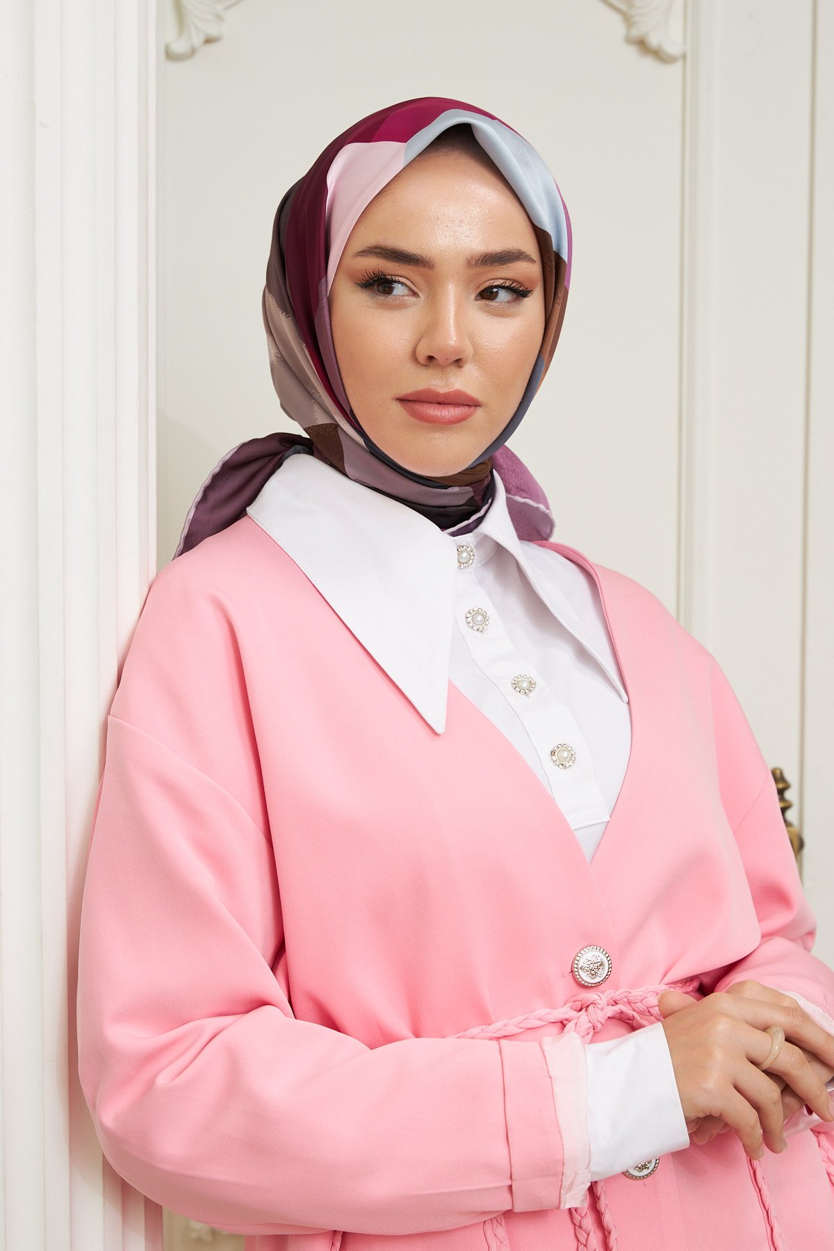 Silk Home Micro Saten Eşarp | Yeni Sezon | Online Satış