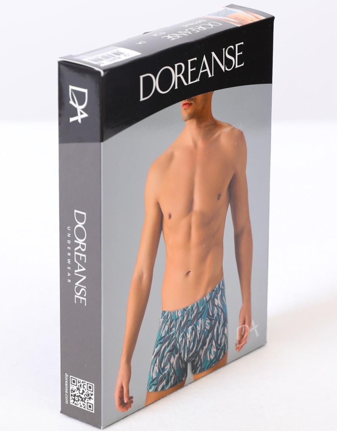 DOREANSE Erkek Akuatik Desenli Boxer 1724