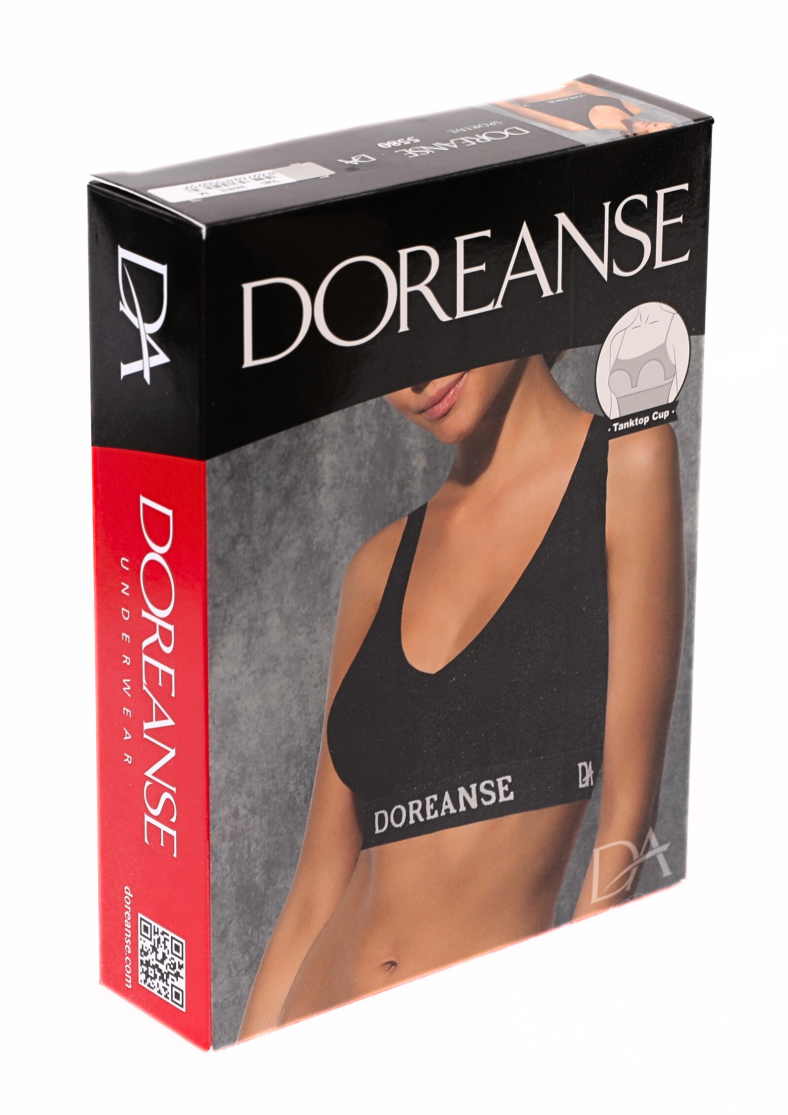 DOREANSE Kadın Derin V Yaka Kaplı Bralet 5580 | galiyet.com