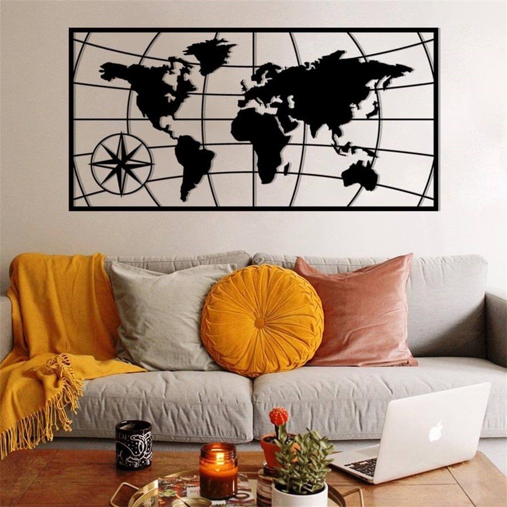 XL Dünya Haritası World Map | baupor