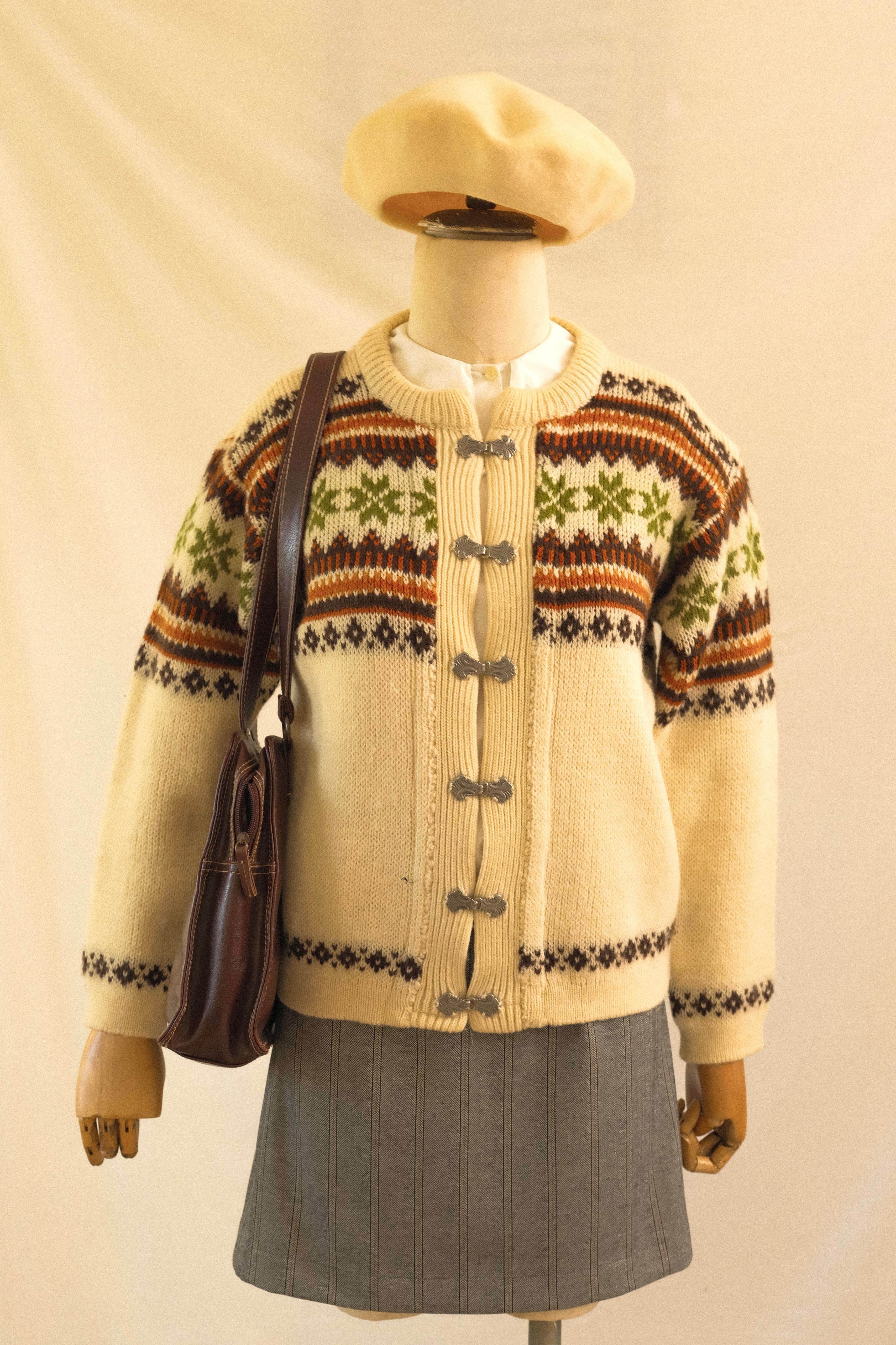 Norveç 90lar Saf Yün Kazak