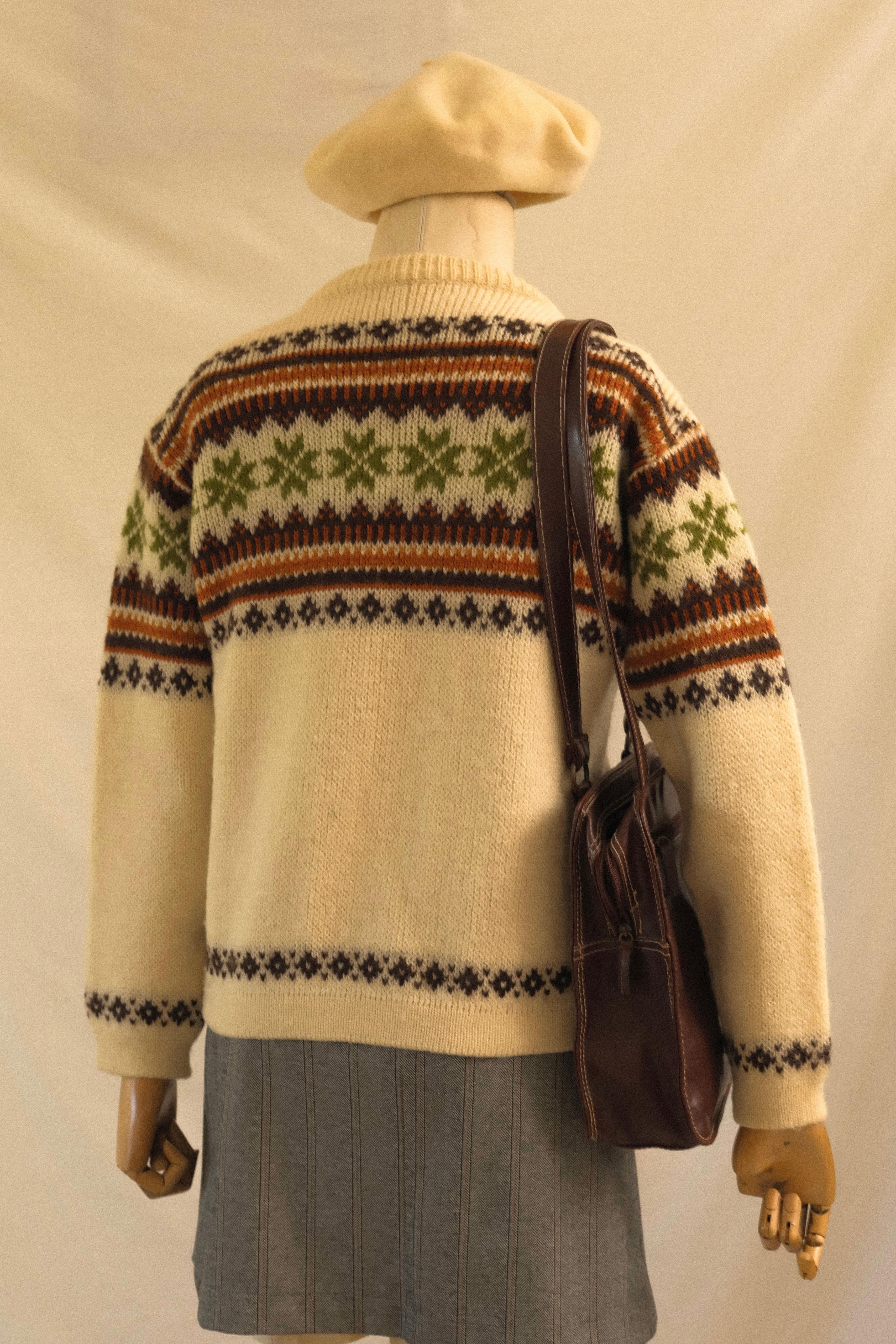 Norveç 90lar Saf Yün Kazak