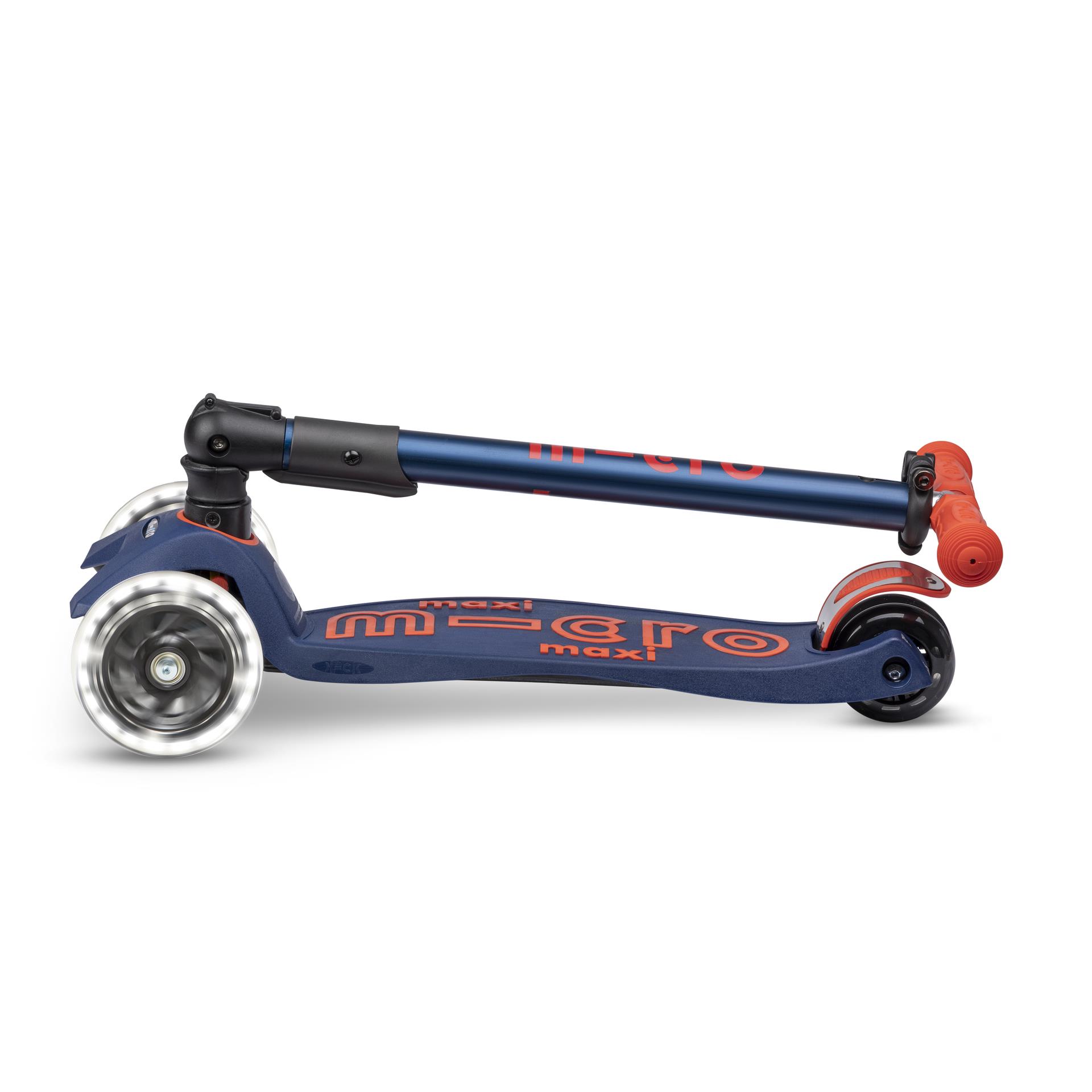 MAXI MICRO DELUXE FOLDABLE LED NAVY RED